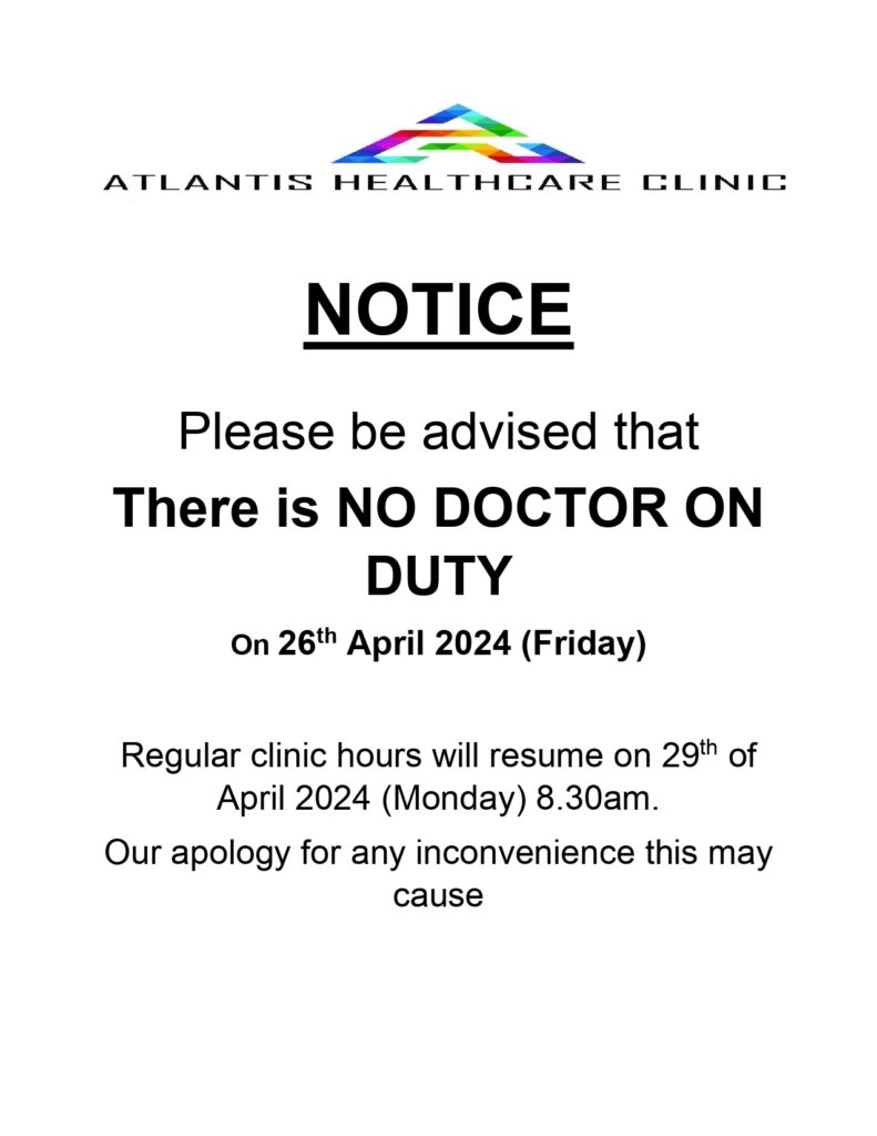 ATLANTIS HEALTHCARE CLINIC – Family Medicine specialist & General Practice